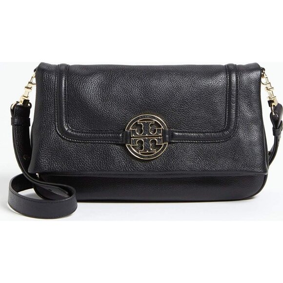 Tory Burch | Bags | Tory Burch Amanda Foldover Leather Crossbody Bag ...